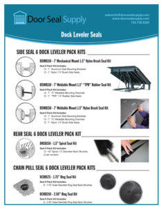 Dock Leveler Brush Seals | Door Seal Supply